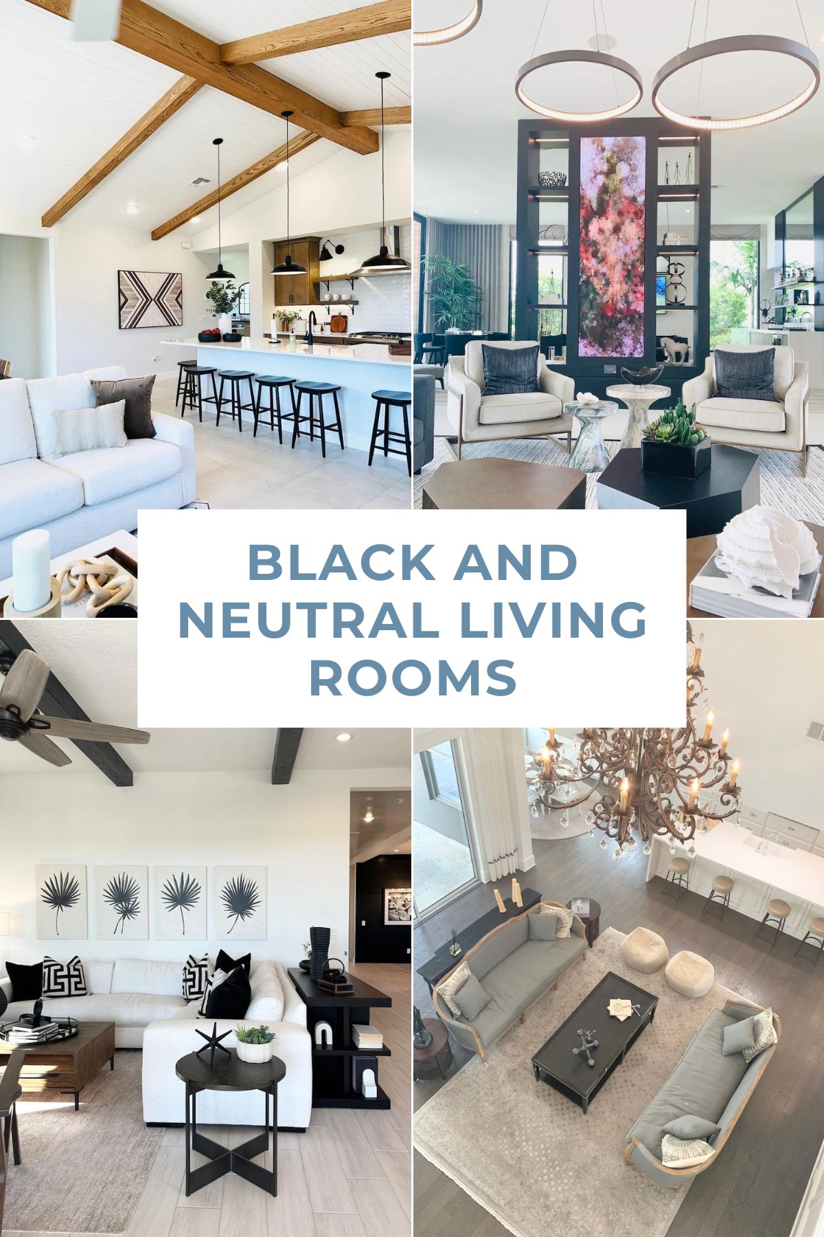Black and Neutral Interior Design Ideas | Florida Homes and Living