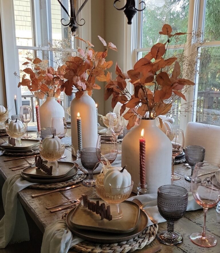25 Gorgeous Fall Table Centerpiece Ideas for a Cozy Dinner Party