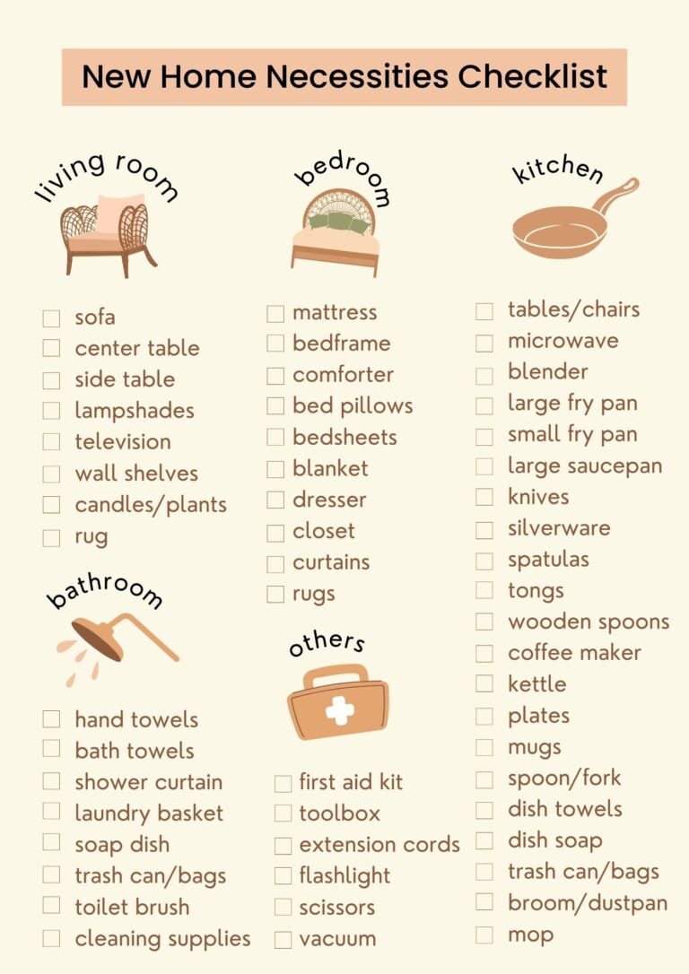 50 Household Essentials for Your First Home: Everything I Wish I Had!